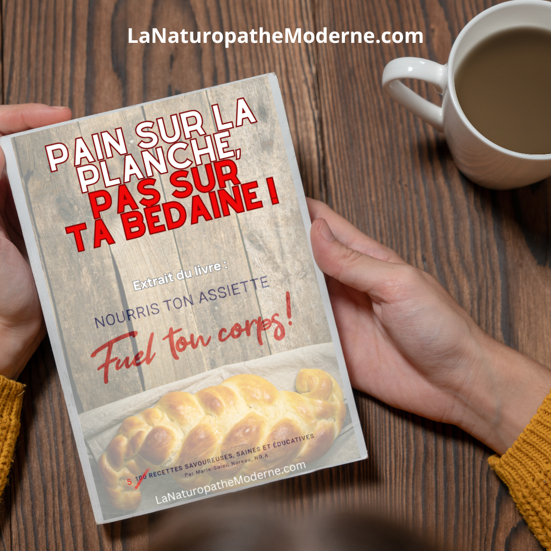 eBook Pain sur la Planche, PAS sur ta Bédaine – La Naturopathe Moderne Inc.