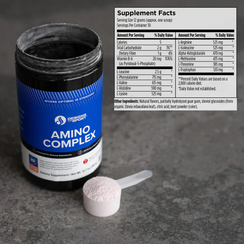 Amino Complex - Designs For Sport - Unytii Supplements – La Naturopathe ...