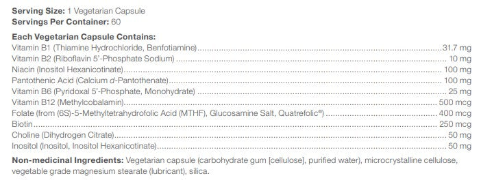 Enhanced B Complex – La Naturopathe Moderne Inc.
