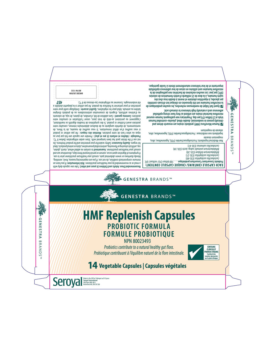 HMF Replenish Capsules - Genestra Brands - La Naturopathe Moderne – La ...